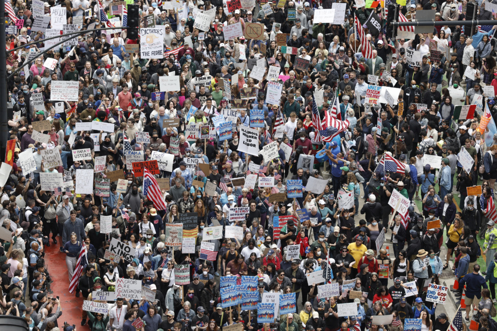 No Kings Rallies Draw Record-Breaking Crowds Protesting Trump’s ...